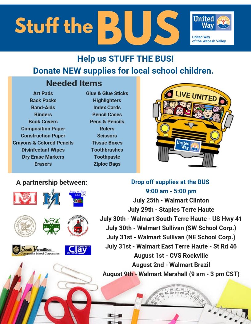 United Way and Local Partners Work To STUFF THE BUS to Help Kids ...