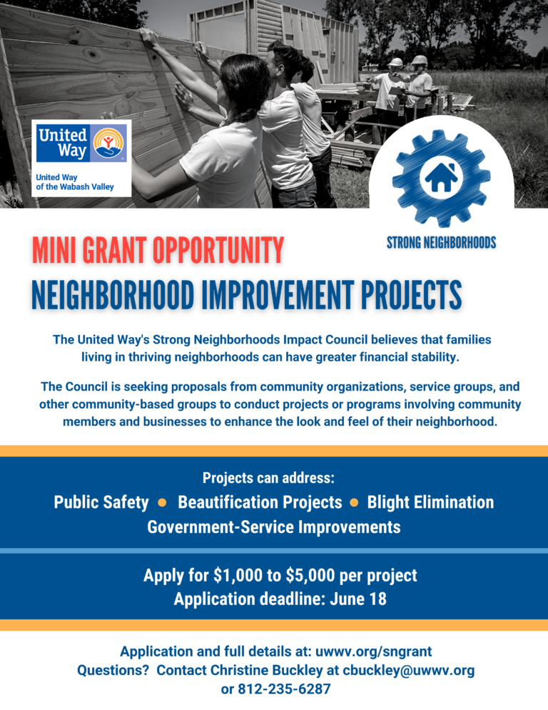 United Way’s Strong Neighborhoods Impact Council Offering Neighborhood ...